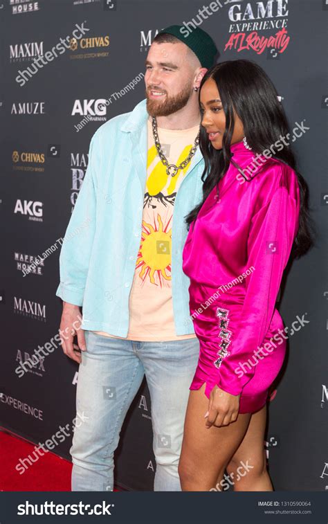 Travis Kelce L Kayla Nicole Attends Stock Photo Shutterstock