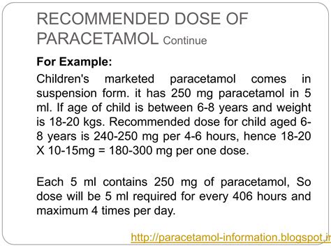 Paracetamol Information Ppt Pptx