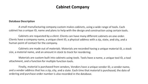 solved design relation schemas of the database at this
