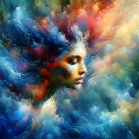 nebulous color merging woman 004 by rajaiarts on deviantart