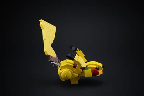 Lego Moc Running Pikachu By Joffre Bricks Rebrickable Build With Lego