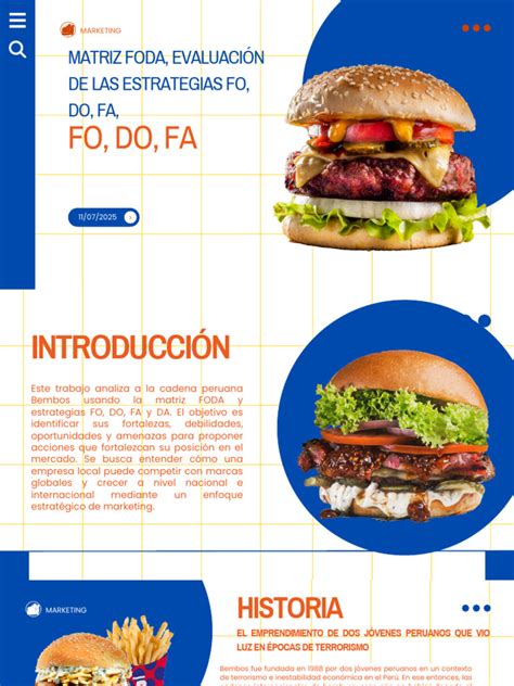 Matriz Foda Fo Do Fa Bembos Pdf Marketing Análisis Foda