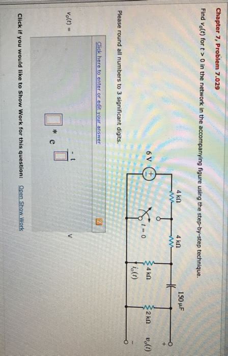 solved chapter 7 problem 7 027 circuit solution find vol