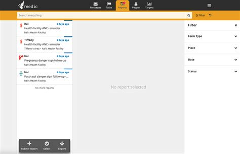 Reports Filter Redesign · Issue 7653 · Mediccht Core · Github