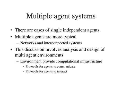 PPT Agent Communication In Multi Agent Systems PowerPoint Presentation ID
