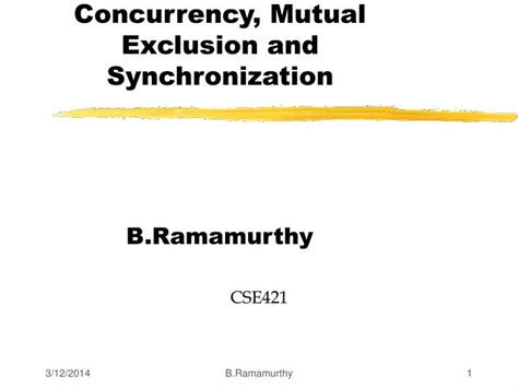 Ppt Concurrency Mutual Exclusion And Synchronization Powerpoint