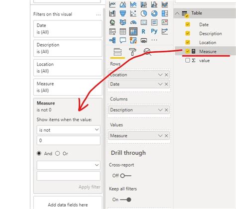 Solved Power Bi Filtering Issues With Matrix Microsoft Fabric Community