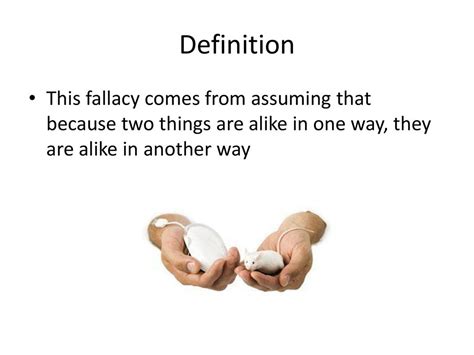 Faulty Analogy Fallacy