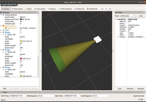Ros Range 메시지 Rviz 시각화 Lidar Data 활용