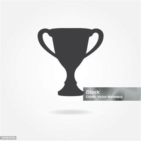트로피 컵 아이콘 또는 기호입니다 빛나는 챔피언스 컵 벡터 일러스트입니다 1위에 대한 스톡 벡터 아트 및 기타 이미지 1위 Championship 거미줄 Istock