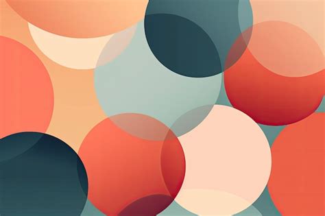 Premium Ai Image Minimalistic Abstract Background With Overlapping