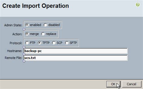 Recover The Configuration In UCS Cisco Community