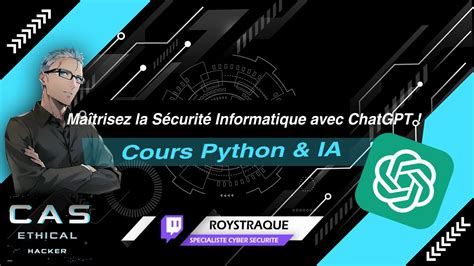 🚀 Maîtrisez La Sécurité Informatique Avec Chatgpt 🐍💻 Cours Python And Ia Partie 1 Youtube
