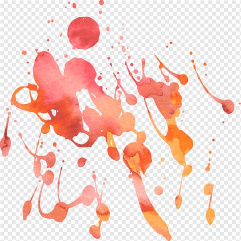 수채화 효과 수채화 브러시 효과 워터 마크 물 얼룩 Png Pngwing