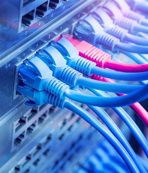 Data Points And Network Cabling Links Air Electrical