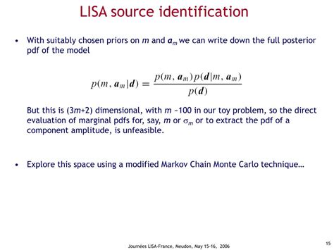 Ppt Bayesian Parameter Estimation Techniques For Lisa Powerpoint