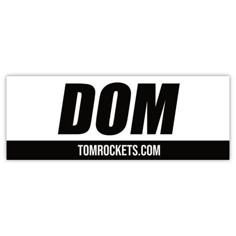 sticker name tag dom günstig im gay lifestyle shop kaufen tomrockets