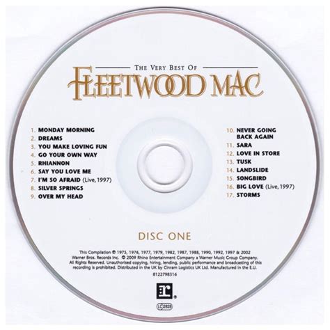 Fleetwood Mac The Very Best Of 2cd Cd Hitway Music And Books