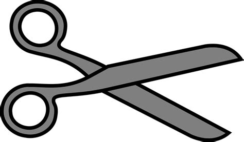 Open Scissors Clip Art