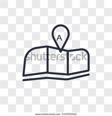 Folded Map Position Mark Vector Icon Stock Vector Royalty Free 1145903462