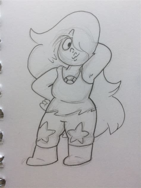 Amethyst Drawing R Stevenuniverse