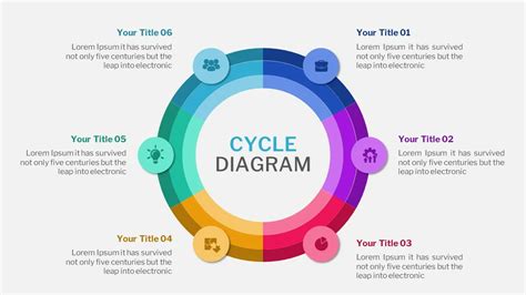 Steps Cycle Diagram Slides Templates SlideKit