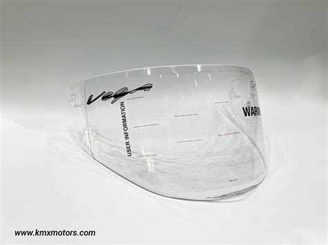 Visor For Vega Bolt កញ្ចក់ថ្លា Kmx Helmets