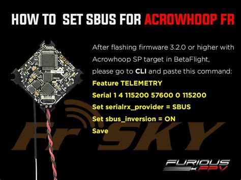 Cant Connect Telemetry To Acrowhoop V2 Frsky Version Guides