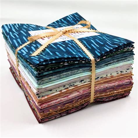 Island Batik Tranquility Fat Quarter Bundle 22 Fabrics