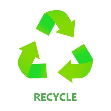 Premium Vector Recycle Green Triangle Arrows Usage Clean Environment Premium Vector Recycle Green Triangle Arrows Usage Clean Environment