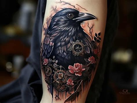 Raven Tattoo Meaning And Symbolism Wisdom Protection