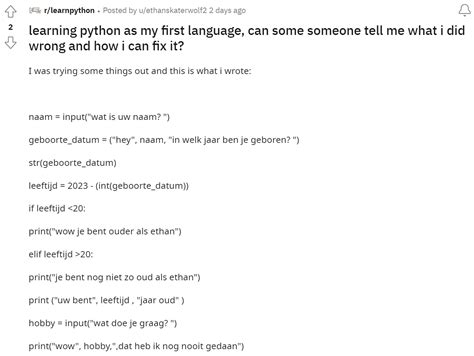 learning python as my first language r linguisticshumor