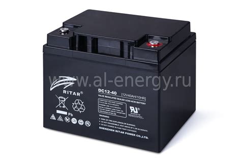 Необслуживаемая аккумуляторная батарея ( VRLA) , гелевая, глубокого ...