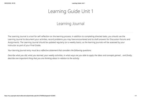 learning guide unit 1 learning journal 09 02 2022 09 53 learning
