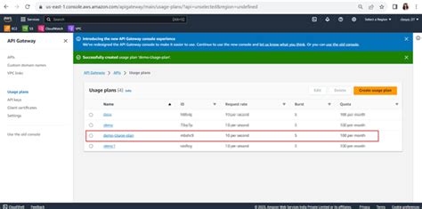 Configuring The Usage Plan In Aws Api Gateway Cloudthat Resources
