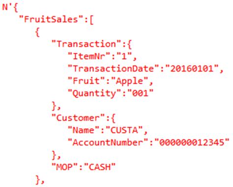 Almacenamiento De Datos Formateados En JSON En SQL Server