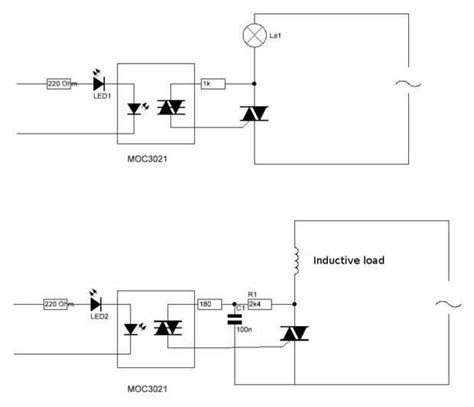 Arduino controlado por dimmer luz Paso 2 Una palabra en cargas inductivas teoría askix com