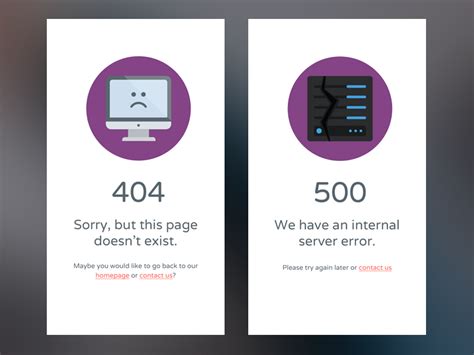 Errors Mobile App Design Inspiration Mobile Website Design Web Design