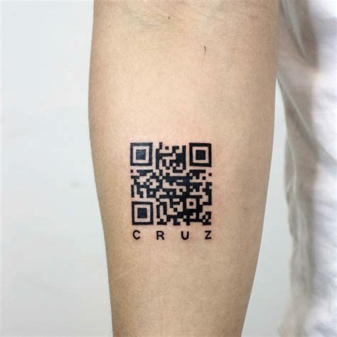 20 Amazing Qr Code Tattoos For 2024