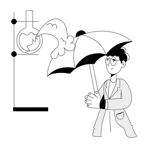 Premium Vector A Hand Drawn Illustration Of Lab Assistant