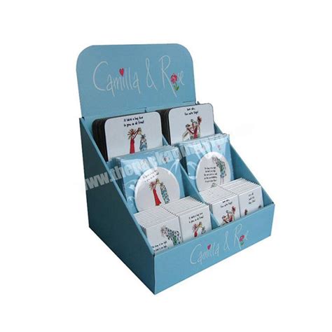 Custom Retail Promotion Counter Cardboard Kid S Book Display Stands With Customized Design