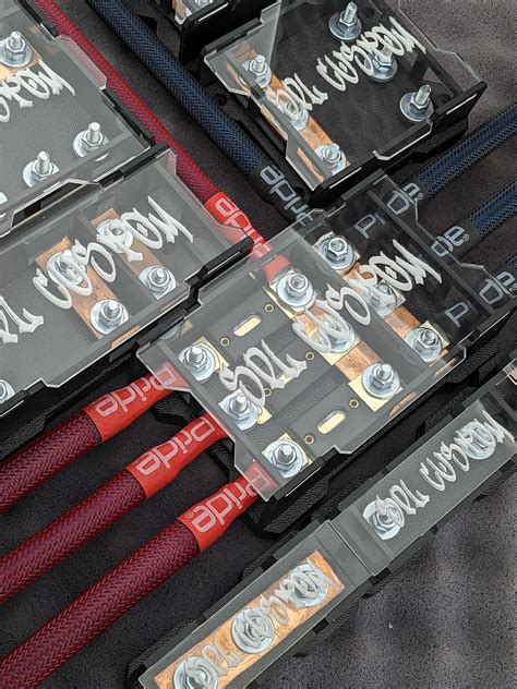 Positive And Negative Power Distributor ANL Fuse Block Car Power Distribution Block Car