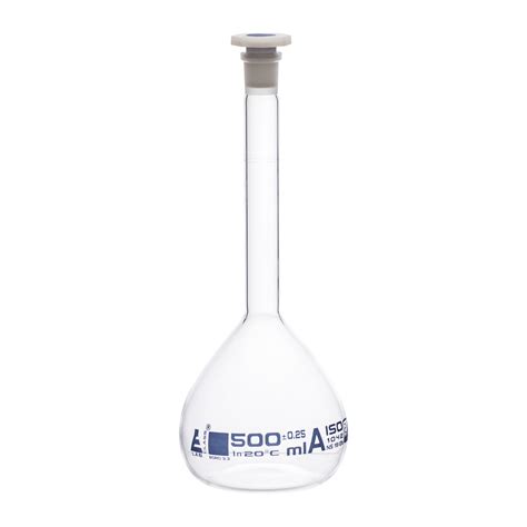 Cp050949ab Eisco Stoppered Volumetric Flask Class A 500ml