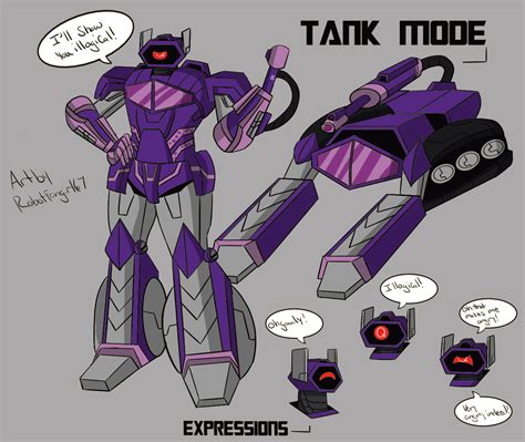 My Redesigned Of Shockwave By Robotfangirl67 On Deviantart