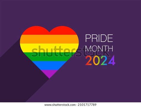 2024년 프라이드 월 Lgbtq 새해 Lgbtq 스톡 일러스트 2101717789 Shutterstock