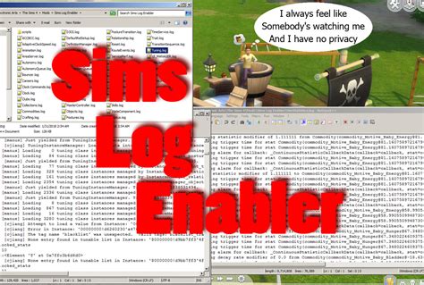 Mod The Sims Sims Log Enabler