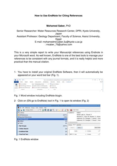 Microsoft Word Endnote Bar Pilotec