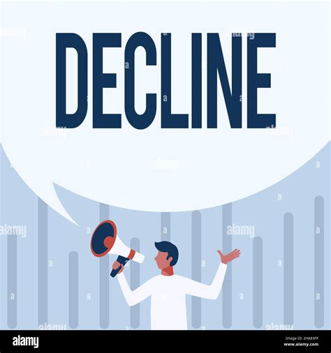 Text Showing Inspiration Decline Business Idea Become Smaller Fewer