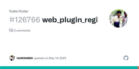 web plugin registrant dart · issue 126766 · flutter flutter · github