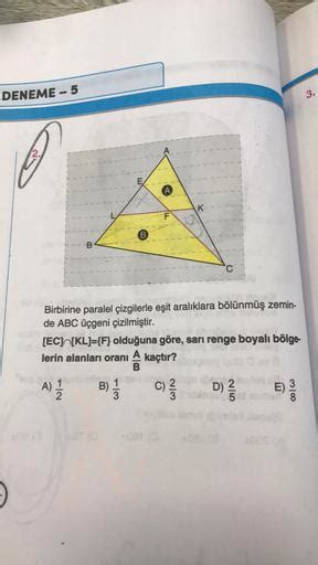 deneme 5 3 e a k f b b c birbirine paral geometri